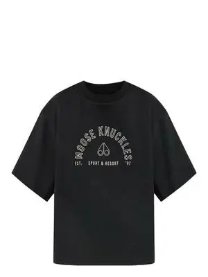 Moose Knuckles Graphic T-shirt - Black