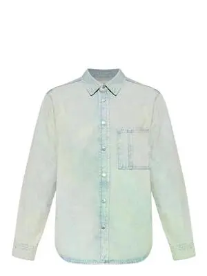 SAMSOE SAMSOE Sadamon Pocket Buttoned Shirt - Blue