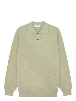 LES DEUX Billy Weave Sweater - Green