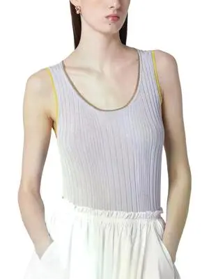 ROBERTO COLLINA Ribbed-Knit Tank Top