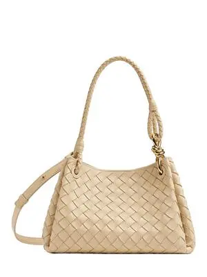 Bottega Veneta Bottega Veneta Parachute Shoulder Bag Tufo Beige