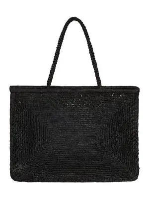 Vitamin A® Amani Raffia Tote - Black