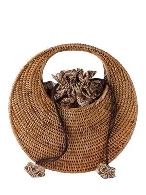 JELAVU Felicita Rattan Shoulder Bag
