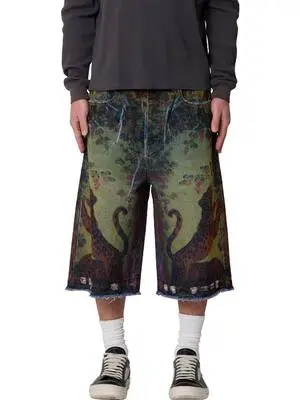 Mnml Baggy Denim Shorts - Multi