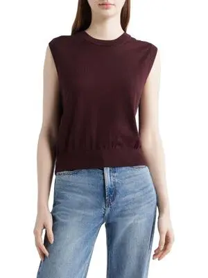 MAVI Cotton Sweater Vest - Fudge