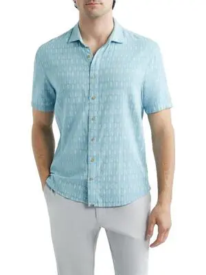 Johnnie-o Beachley Short Sleeve Button-up Shirt - Maliblu