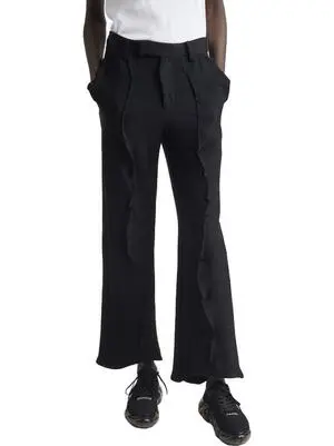 UNDERCOVER Pintuck Wool Blend Pants