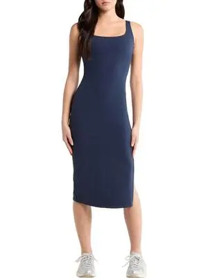 MPG Body-Con Midi Dress Navy Blazer