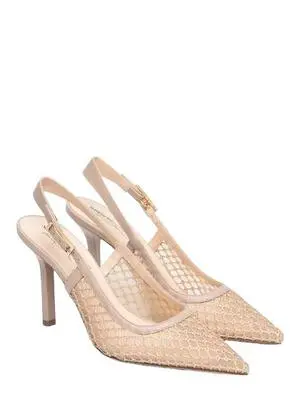 NEROGIARDINI Pointed Toe Slingback Pump - Antique Rose