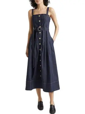 CINQ À SEPT Branwen Denim A-Line Dress