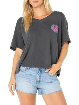 Roxy Oversize Graphic T-shirt - Phantom