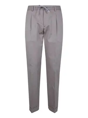 BARBA NAPOLI Roma Chino Trousers - Gray