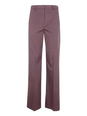 BLUGIRL Straight Fit Trousers Brown