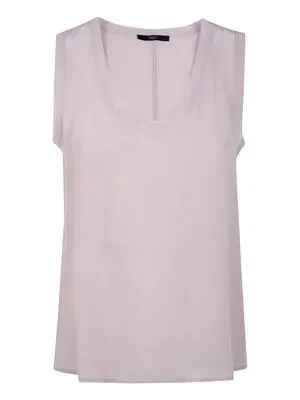Seventy Mixed Silk Sand Wash Top Pink