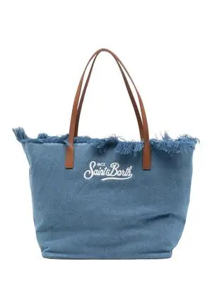 MC2 SAINT BARTH City Fringe Handbag - Blue