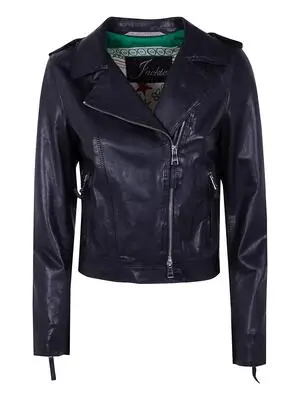 THE JACKIE LEATHERS Ciclone Leather Jacket - Black