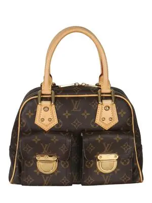 LOUIS VUITTON Monogram Canvas Manhattan Pm - Brown