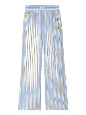 Zadig&Voltaire Stripe-Print Cotton Trousers Sixtine
