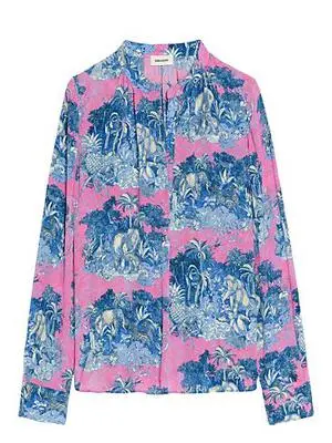 Zadig&Voltaire Floral-print Woven Shirt - Lady