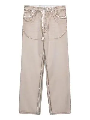 Prada Bull Denim Five-pocket Jeans - Brown