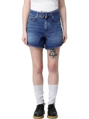 SPORTMAX Sportmax High-Waisted Belted Denim Shorts