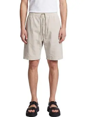 Rick Owens Rick Owens Drkshdw Cotton Drawstring Shorts Beige