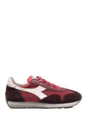 DIADORA Diadora Heritage Equipe Dirty Suede And Canvas Sneakers Red