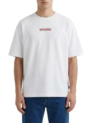 Aspesi Cotton Crew Neck T-shirt With Slogan - White