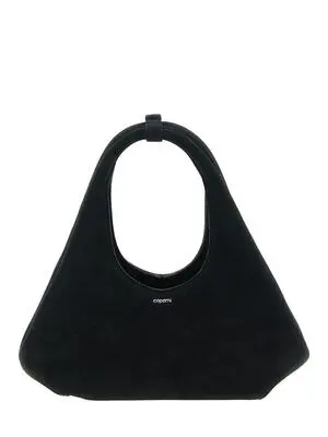Coperni Suede Shoulder Bag - Black