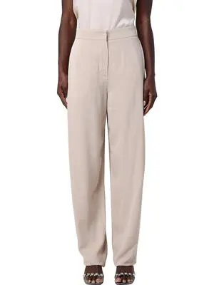 Emporio Armani Straight Leg Trousers - Beige