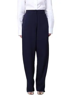 Emporio Armani Tailored Wide Leg Pants - Blue