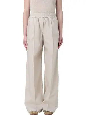 Brunello Cucinelli Wide Leg Trousers - Cream