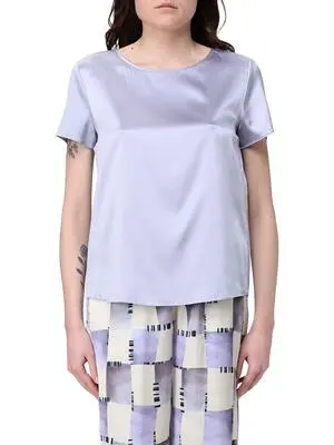 Emporio Armani Short Sleeve Top - Lilac
