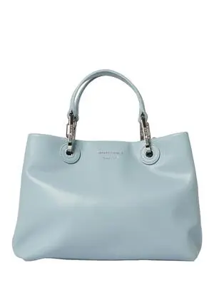 Emporio Armani Handbag With Top Handles And Shoulder Strap - Gnawed Blue