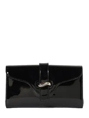 Emporio Armani Patent Leather Mini Bag - Black