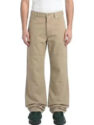 Burberry Cotton Wide Leg Trousers - Beige