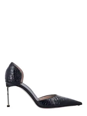 TOM FORD Embossed Leather Pumps - Black