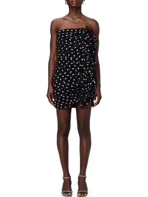 Nina Ricci Polka Dot Ruched Dress - Multicolor
