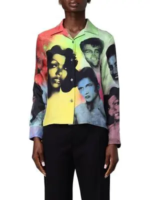 Versace Graphic Print Button-up Shirt - Multicolor