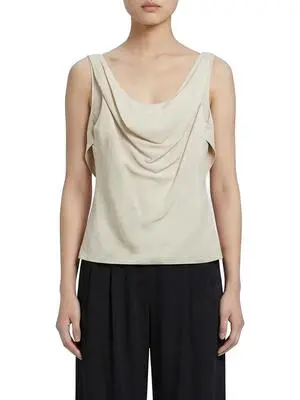 Brunello Cucinelli Draped Top - Cream