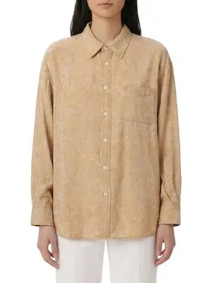 R13 Embroidered Shirt - Orange