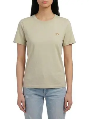 Maison Kitsuné Embroidered Fox T-shirt - Green
