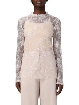 Alberta Ferretti Lace Top - Blush Pink
