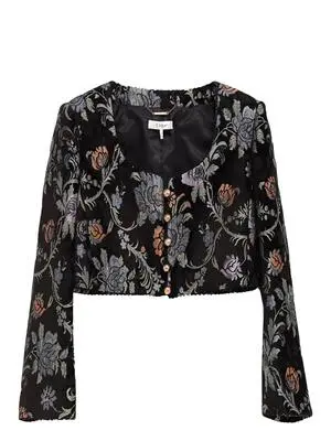 Chloé Floral Jacket Black