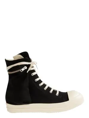 Rick Owens Cargo Sneaks - Black