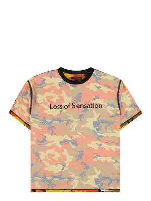 PLEASURES Sensation Camo T-shirt - Orange