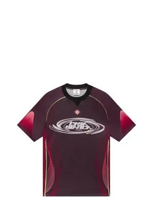 Casablanca Gradient Short-sleeve Football Top - Purple