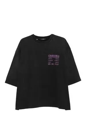 WILLY CHAVARRIA Tattoo Buffalo Tee - Black