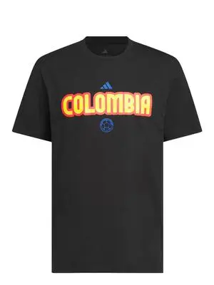 Adidas World Cup 26 Colombia Home Graphic Tee - Black