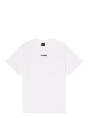 PLEASURES Wordmark T-shirt - White